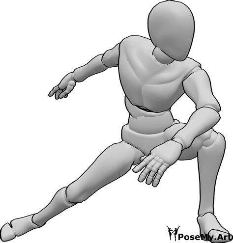 Dynamic Poses Male