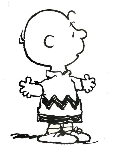Charlie Brown Coloring Page
