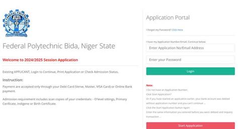 Federal Poly Bida Admission Portal How To Check Admission And Next