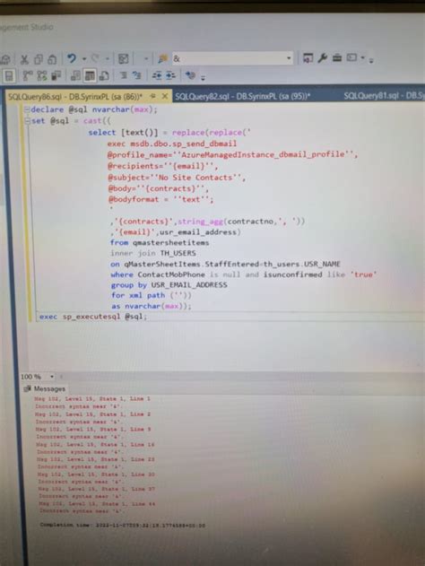 Help Dynamically Sending User Specific Results To Multiple Recipients
