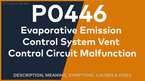 P0446 Trouble Code Meaning Symptoms Causes And Fixes Easy