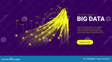Big Data Analysis Futuristic Concept Stock Vector Illustration Of Abstract Information