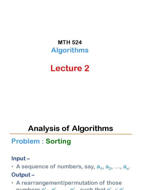 Lecture 2 Pdf Time Complexity Theoretical Computer Science