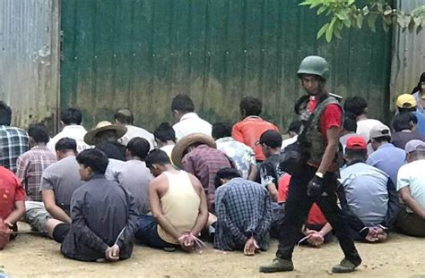 ဖားကန့် မှော်ပုံကျေးရွာမှပြည်သူ ၁၀၀ နီးပါးကို စစ်တပ်က ဖမ်းဆီးချုပ် နှောင်ပြီး Nug အလိုမရှိ ဟု