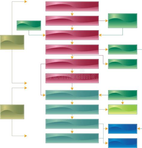 Business Flow Chart Stock Vector Illustration Of Flow 9584701