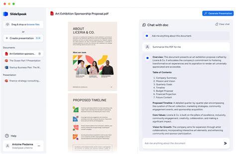 Summarize PDF With AI SlideSpeak ChatGPT Powered AI Chat