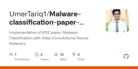 github umertariq1 malware classification paper implementation using