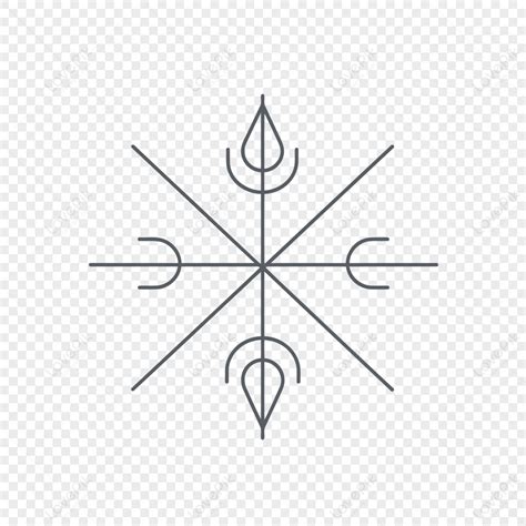 Simple And Unique Symbol Linear Style Design For Jewelry Designs Vector