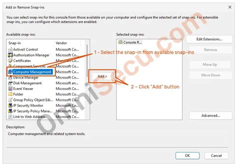 Add A Snapin To Mmc Console