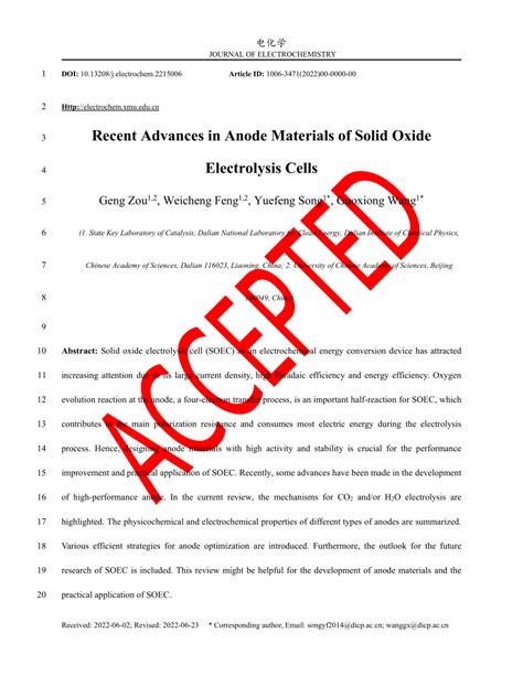 Pdf Recent Advances In Anode Materials Of Solid Oxide Electrolysis Cells