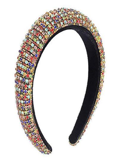 خرید و قیمت هدبندهای بدلیجاتی زنانه هد بند موی ظریف رنگین کمانی هدبند