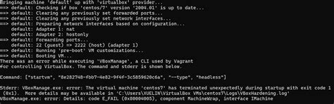 Vagrant Up Fail For Win11 Vagrant Hashicorp Discuss