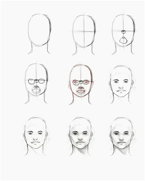 Рисовать людей лица Как Нарисовать Лицо Основы Пропорции Уроки для Начинающих — Независимое
