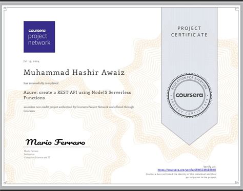 Muhammad Hashir Awaiz On Linkedin Azure Nodejs Serverless Restapi
