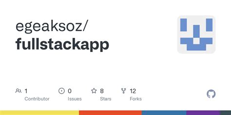 Github Egeaksozfullstackapp