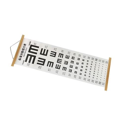 VISUAL TESTING CHART Eyesight Testing Wall Chart Home Wall Hanging Eye Chart PicClick UK