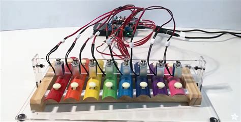 Xilófono controlado con solenoides y Arduino BricoGeek