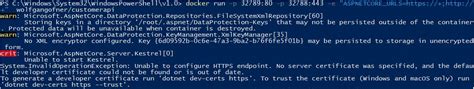 ASP NET Core With HTTPS In Docker Programming With Wolfgang