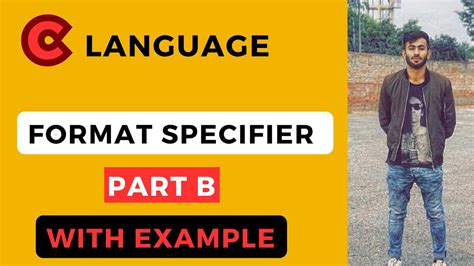 format specifier in c lect 4 part 2 what is format specifier