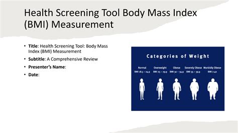 SOLUTION Health Screening Tool Body Mass Index Bmi Measurement Studypool