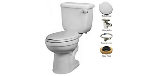 Proflo Pf1403twh Pf5112rmwh Two Piece Ada Height Toilet With Elongated