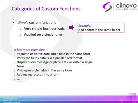 Ppt Medidata Rave® Custom Functions Webinar Powerpoint Presentation
