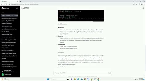 Difference Between Tuple And Dictionary In Python Youtube