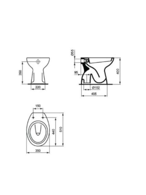 Wc šolja Alpha Ideal Simplon Elmos Promet