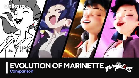 Miraculous Comparison Ladybugs Transformation From Anime To 3d