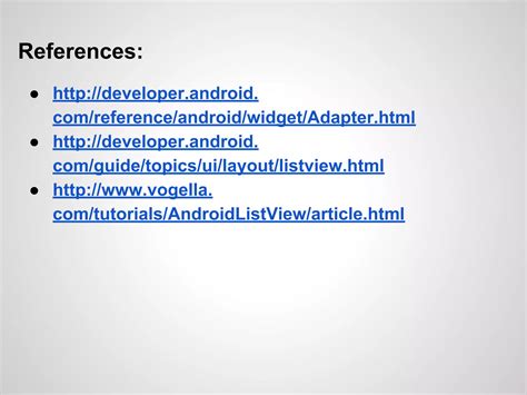 Android Development Listview And Adapter Ppt