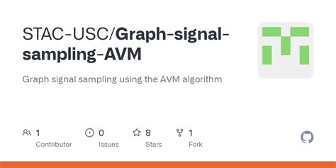 github stac usc graph signal sampling avm graph signal sampling