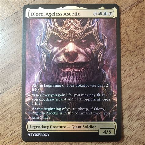 Oloro Ageless Ascetic 1 Ultimate Mtg Proxy Abyss Proxy Shop