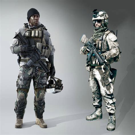 Battlefield 4 Multiplayer Character Models Russia