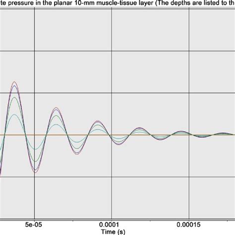Propagation Of The Pressure Waves In The 10 Mm Layer Of The Muscle Download Scientific Diagram