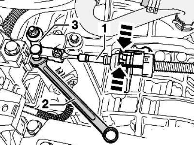Checking The Selector Lever Cable Volkswagen Passat B6 2005 2010