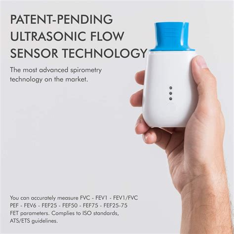 Spirohome Personal Spirometer Worlds First Personal Ultrasonic Spirometer Ultrasonic