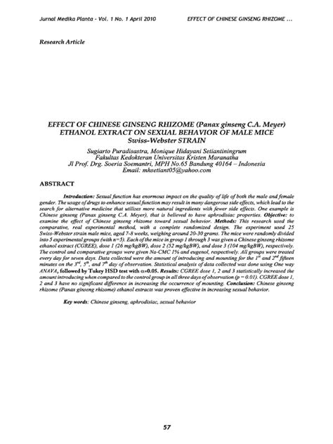Effect Of Chinese Ginseng Rhizome Panax C6c373d2 Pdf