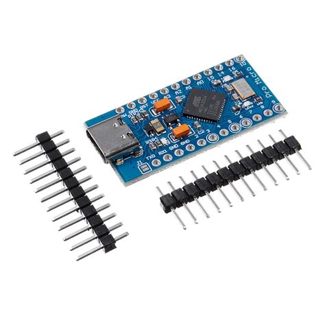 Geekcreit® Pro Micro Type C 5v 16m Mini Leonardo Microcontroller Development Board Pin Soldered