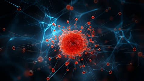 An Abstract Representation Of A Virus Particle Highlighting Its Intricate And Geometric