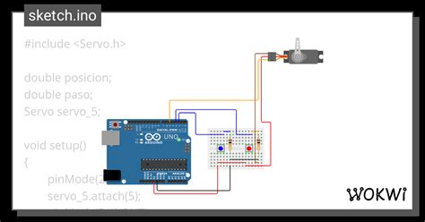 Servomotor Wokwi Esp32 Stm32 Arduino Simulator