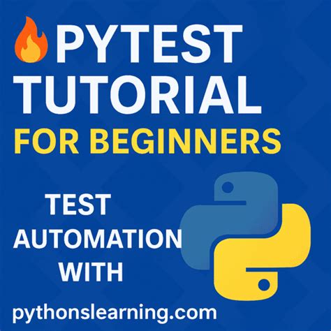 Getting Started With Pytest For Test Automation Pythonslearning