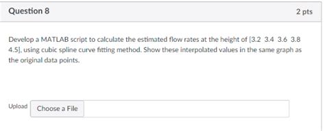 Solved 45 Using Cubic Spline Curve Fitting Method Show
