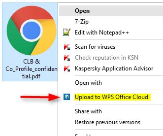 3 Proven Ways To Remove Upload To WPS Office Cloud From Right Click Context Menu DoubtSolver