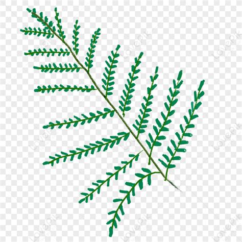 Cartoon Leaf Illustration Green Leaf Flower Leaf Flower Illustration