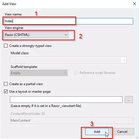 ASP NET MVC Phần Tạo ứng dụng ASP NET MVC đầu tiên