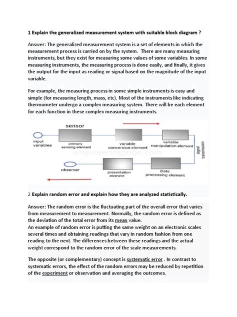 Measurement Notes Pdf Observational Error Frequency
