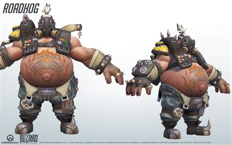 Roadhog Overwatch Close Look At Model By Plank 69 On Deviantart