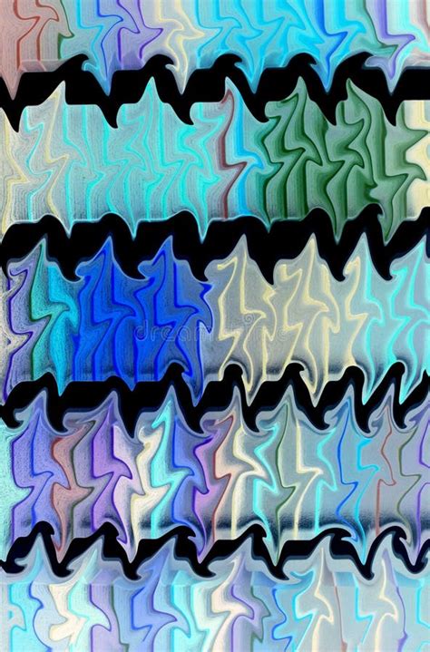 Abstract Zig Zag Pattern Design Stock Image Image Of Random Shape