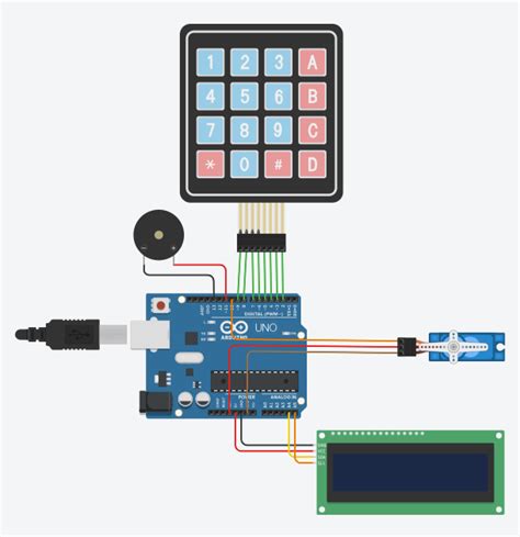 circuit diagram keypad lock