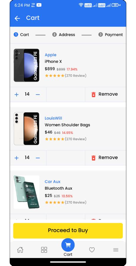 Ease Cart Grocery Electronic Ecommerce Android And Ios React Native Template By Apksoftwaresolution
